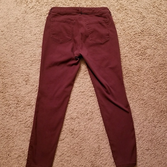 Style & Co. | Jeans | Maroon Jeans | Poshmark